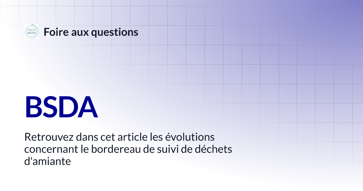 BSDA | Foire aux questions